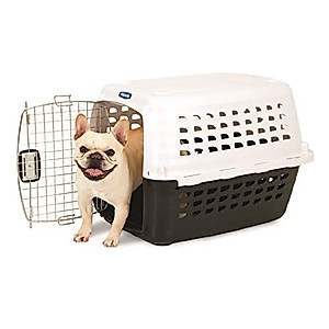 Petmate Compass Kennel, 20-30LBS, PEARL WHITE/BLACK, Model:41033
