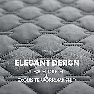 gogobunny 100% Double-Sided Waterproof Dog Bed Cover Pet Blanket Sofa Couch Furniture Protector for Puppy Large Dog Cat, Reversible (82x82 Inch (Pack of 1), Dark Grey/Light Grey)