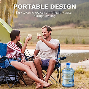 Veemoon Water Gallon Bottle Portable Bucket: 5 Liters Water Bottle with Handle Water Jug for Camping Outdoor Pure Water Container