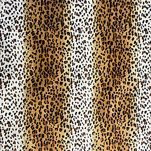 FabricLA Velboa S-Wave Animal Print Fabric - Short Pile Faux Animal Fur Fabric - 60" Inches (150 CM) Wide - Fake Animal Fur Fabric - Cheetah, 1 Continuous Yard
