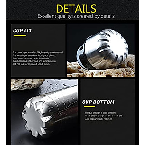 KEAECIZ Personalized Water Bottle Engraved Your Name, Custom 17oz Stainless Steel Sports Bottle Perfect for the gym and office/Outdoors Insulated Water Bottle