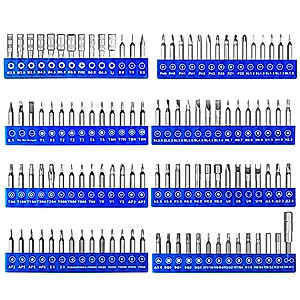 HengTianMei Precision Screwdriver Set with Ratchet Wrench 126 in 1 Screwdriver Magnetic Screwdriver Kit Professional Electronics Repair Tool Kit for Repair Computer, PC, Laptop, Xbox (H101)