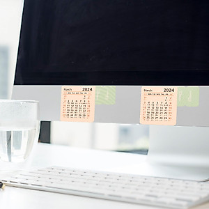 NUOBESTY 2023 Calendar Stickers Monthly Calendar Sticker Adhesive Tabs for Planners Journal Notebook, 12 Sets