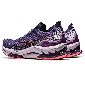 ASICS Women's Gel-Kinsei Blast Running Shoes, 8.5, Dusty Purple/Papaya