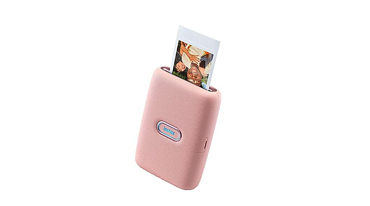 Fujifilm Instax Mini Link2 Pink Printer + 40 Film Sheets Bundle