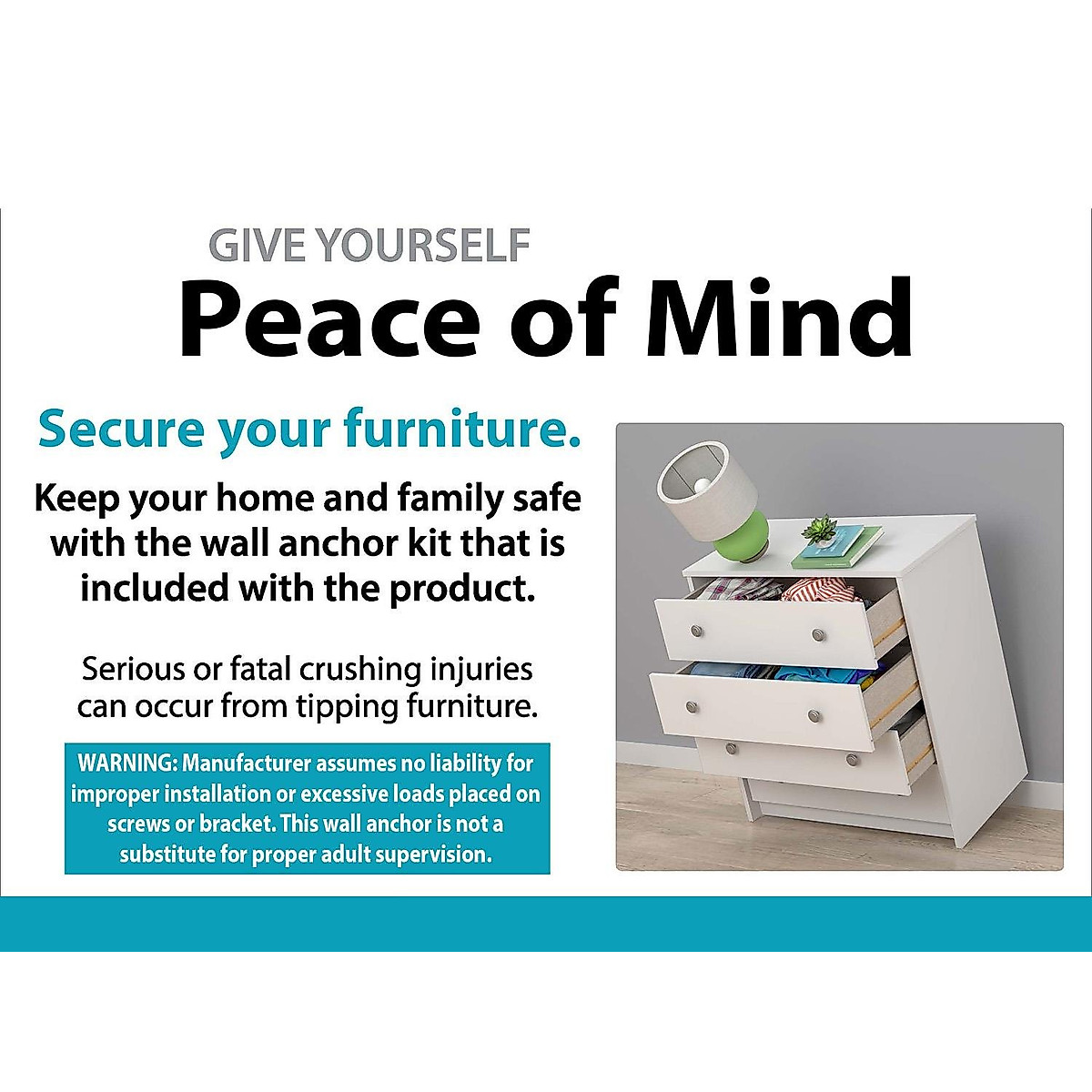 Systembuild Evolution Kendall 16" Utility Storage Cabinet, Black