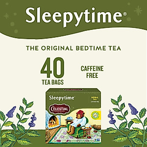 Celestial Seasonings Herbal Tea, Sleepytime, 40 Count (Pack of 6)