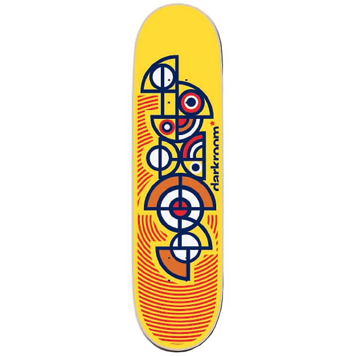 Gigahertz Skateboard Deck Yellow 8.25 x 32, Multi