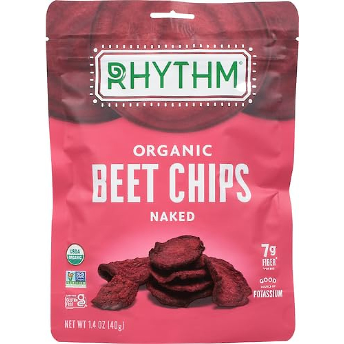 Rhythm Superfoods Naked Beet Chips, 1.4 Oz