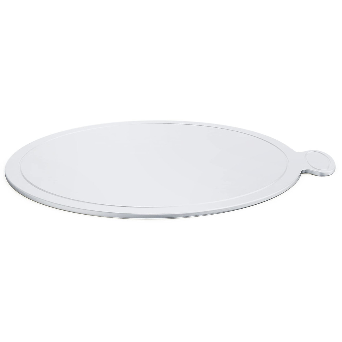 Hulless 80 Pcs 3.5 Inch Cake Boards Mini Round Cake Cardboard for Mousse Cupcake, Cake Dessert, Cake Decorating, Silver 9cm