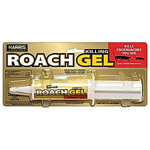 Harris Roach Gel, Ready to Use Cockroach Killer for Indoor and Outdoors, Extra Large Size 60g