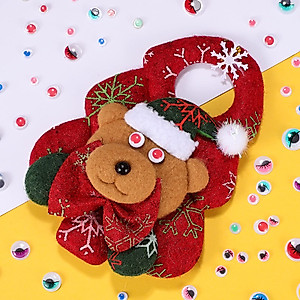 HOMSFOU 600pcs Googly Wiggle Eyes, Self-Adhesive Wobbly Eyes with Multi Colors and Sizes for DIY Craft