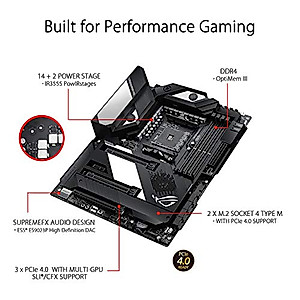 ASUS ROG X570 Crosshair VIII Formula AM4 Zen 3 Ryzen 5000 & 3rd Gen Ryzen ATX Motherboard with PCIe 4.0, on-Board WiFi 6 (802.11Ax), 5 Gbps LAN