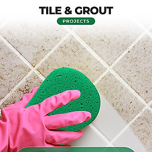 Large Multi-Purpose Sponges - 2 Pack, Perfect for Car Wash & Household Cleaning, Ideal for Tile Grout & Painting