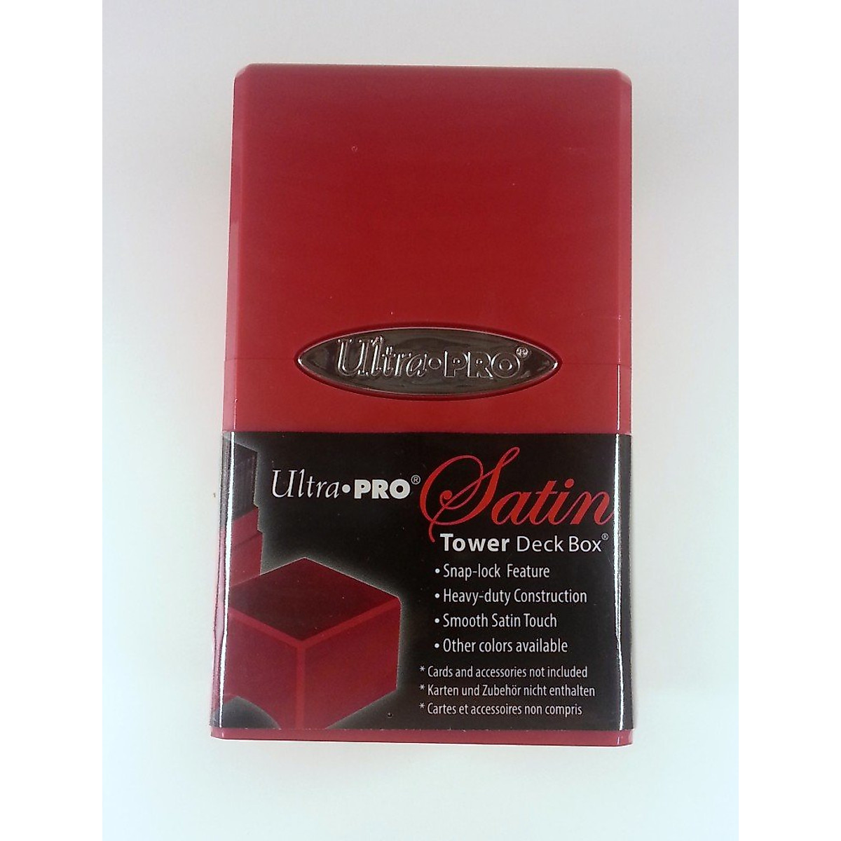 Bright Yellow Satin Tower Deck Box