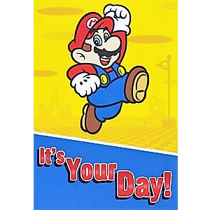 Super Mario Birthday Greeting Card