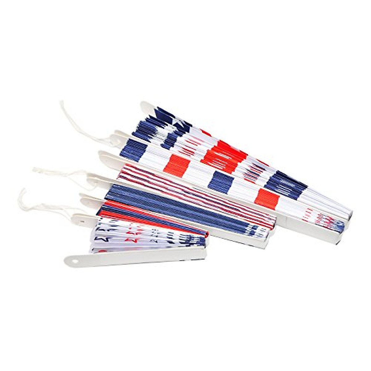 Mandala Crafts Patriotic Red White and Blue Decoration American Flag Paper Fan Set for 4th of July, Independence Day, USA Holiday, Election, Political Party