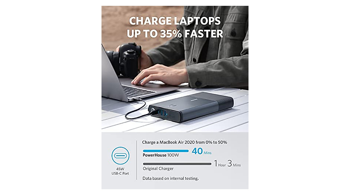 Powerful Portable Charger: Anker Power Bank Powerhouse 90