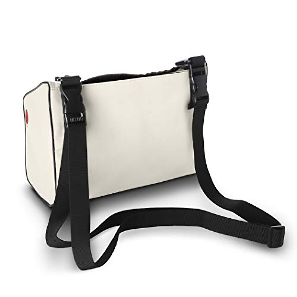 Wearable Clothespin Bag with Shoulder & Waist Strap. Double Secure Clips & Clever Quick Dry Mesh Clothes Pins Bag Holder. Clothes Pin Bag That Holds Up To 300 Medium Clothespins (Beige, Open Top)