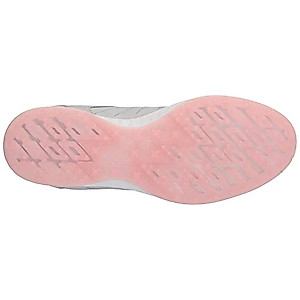 Skechers womens Pivot Spikeless Golf Shoe, Light Gray/Pink, 8.5 US