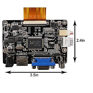 VSDISPLAY 8.8" 8.8 Inch 1280x480 LCD Screen CLAA088WA01 XN with HD-MI VGA AV LCD Controller Board KYV-N5 V4