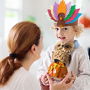 Moucuny Owl Fall Decor Resin Thanksgiving Owl Decor Fall Pumpkin Owl Table Centerpieces Thanksgiving Table Decor Country Style Thanksgiving Owl on Pumpkin Autumns Fall Home Garden Holiday Decor