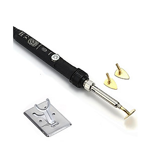 Tiny Iron,Mini Iron for Crafts 80W Mini Small Iron Patch Clothes T Shirts Shoes Clothes and Hats Portable and Easy Iron Supplies Adjustable Temperature (Black)