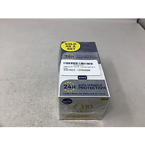 Nivea Q10 SPF 15 Anti-Wrinkle Face Day Cream Plus Face Night Cream, 50 ml