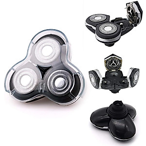 RQ12 Replacement Shaver Head Compatible with Philipss Norelcos RQ11 RQ10 Sensotouch 3D 1260X RQ1250 RQ1295 RQ1180 Arcitec Razor Shaving Unit Triple 3D