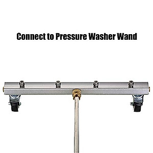 M MINGLE Pressure Washer Undercarriage Cleaner, Under Car Wash, with 45 Degree Angled Wand