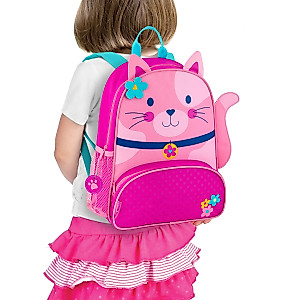 Stephen Joseph Girls Cat Backpack and Lunch Pal