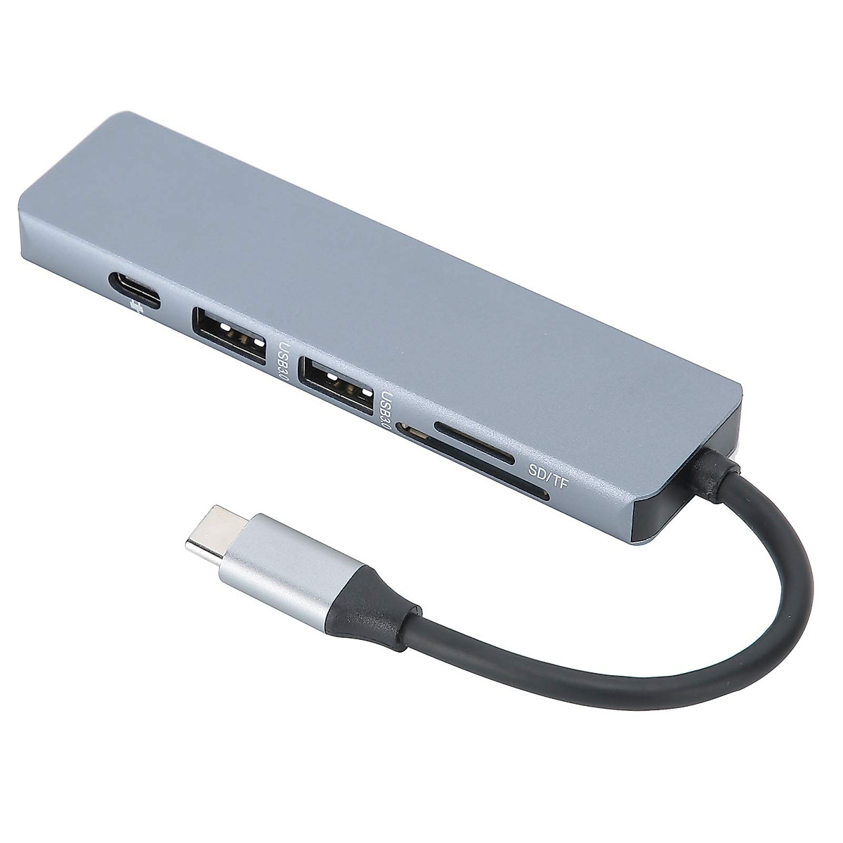 Omabeta Docking Station Adapter Type‑C Hub Adapter USB Type‑C Docking Station Adapter Compact Computer for Travel Home