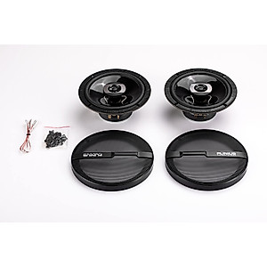 PLINIUS Car Audio Coaxial Speakers System 6.5-Inch Full Range Stereo 600 Watt Max 2-Way Sold in Pairs, Easy Mounting