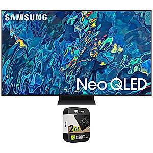 SAMSUNG QN55QN95BAFXZA 55 Inch QN95B Neo QLED 4K Smart TV 2022 Bundle with 2 YR CPS Enhanced Protection Pack