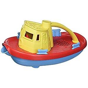 Green Toys Tug Boat Yellow - CB2
