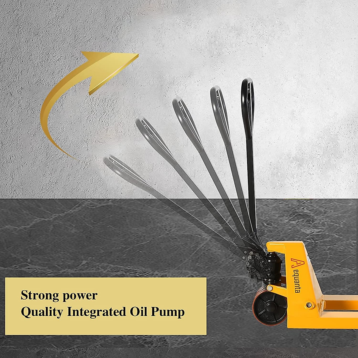 Aequanta Manual Pallet Jacks 5500lbs Capacity Industrial Hand Pallet Truck 48" Lx27''W Fork Size