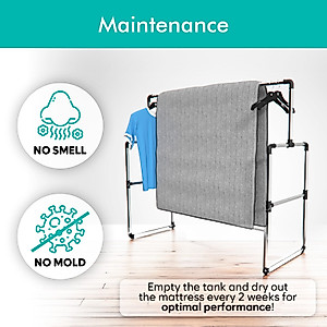 Adamson B10 Bed Cooling System - Twin 75” L x 39” W - New 2024-100% Cotton Mattress Cooling Bed Pad for Night Sweats - Water Bed Cooler Ideal for Hot Sleepers - Improved Mattress Cooling System