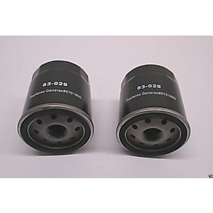 2 Pack Oregon 83-029 Oil Filter for Generac 070185D 27 Micron