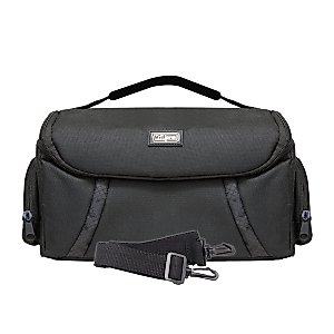 Vidpro DSLR and Video Camera Gadget Bag - Large Protective Case Includes Padded Dividers Handle and Shoulder Strap Compatible with Most Camera Brands Fits 1-2 DSLR Cameras 4 Lenses and Accessories