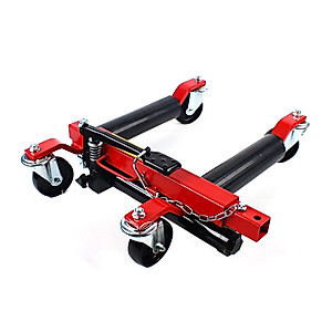2T Hydraulic Car Wheel Dolly, 1500lbs Capacity Car Dolly Dolly Hoist Tool, Vehicle Positioning Hydraulic Tire Jack