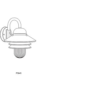 Progress Lighting P5645-30 Transitional One Wall or Ceiling Mount from Polycarbonate Outdoor Collection in White Finish Lighting Accessory, 10-Inch Width x 10-Inch Height