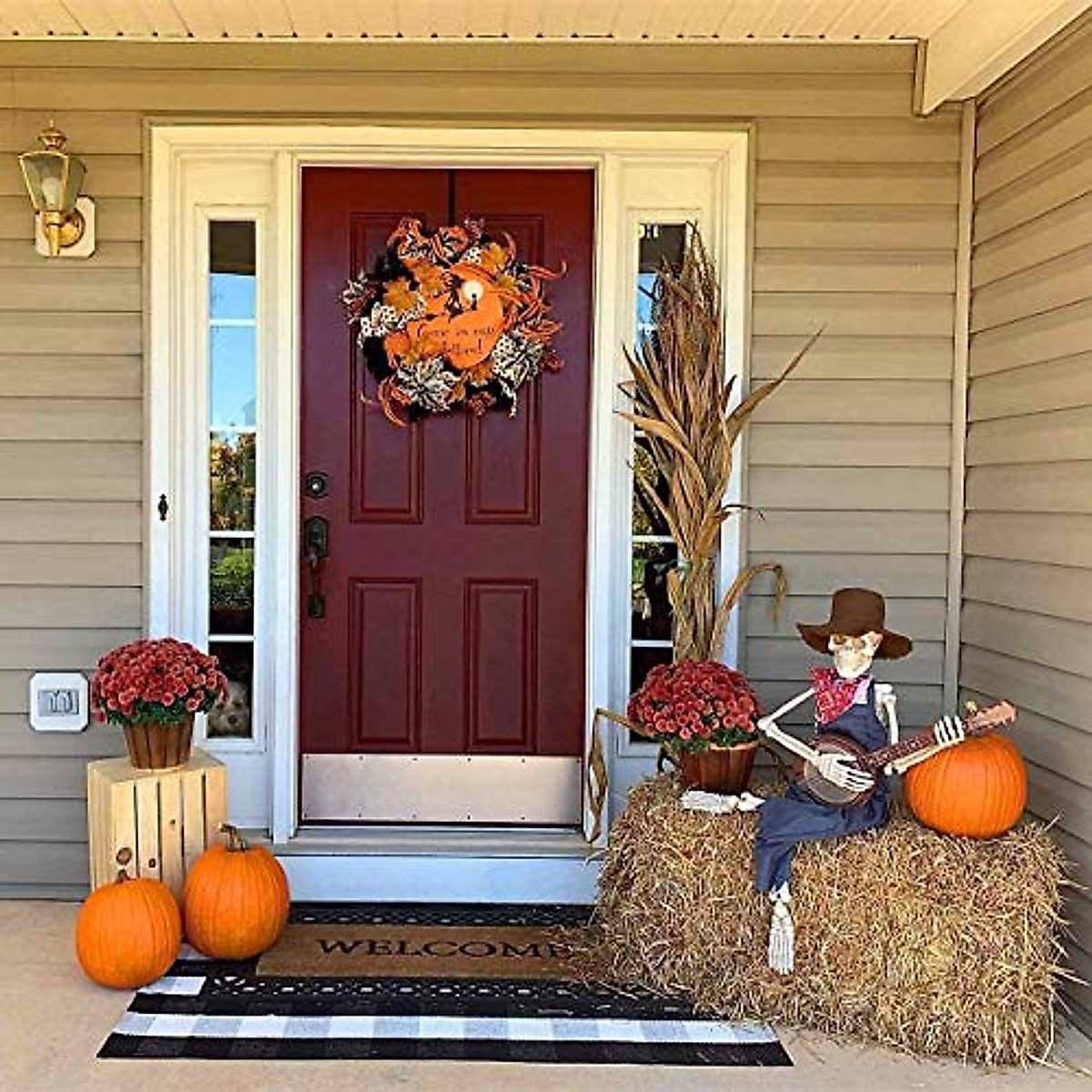 EARTHALL Buffalo Plaid Rug Black and White 3x5 Area Rug, Cotton Hand-Woven Washable Indoor Outdoor Area Rug Farmhouse/Living Room/Bedroom/Kitchen Rug Retro Lattice Checkered Rug Carpet