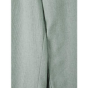 Womens Premium Soft Linen Resort Pants Relaxed Fit Comfort Wear Boho Beach Coverup Style (2X-Large, 3bh01_Gray)