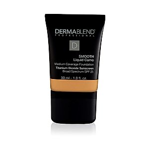 Dermablend Smooth Liquid Foundation with SPF 25, 1 Fl. Oz, 40N Chestnut, For Medium Skin with Neutral Undertones
