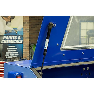 Eastwood B60 Sand Blasting Cabinet | Steel Sand Media Blaster Cabinet Kit | for Paint Removal, Metal Restoration, Rust Removal, Sandblasting | Holds Up to 120 Lbs of Abrasive Media