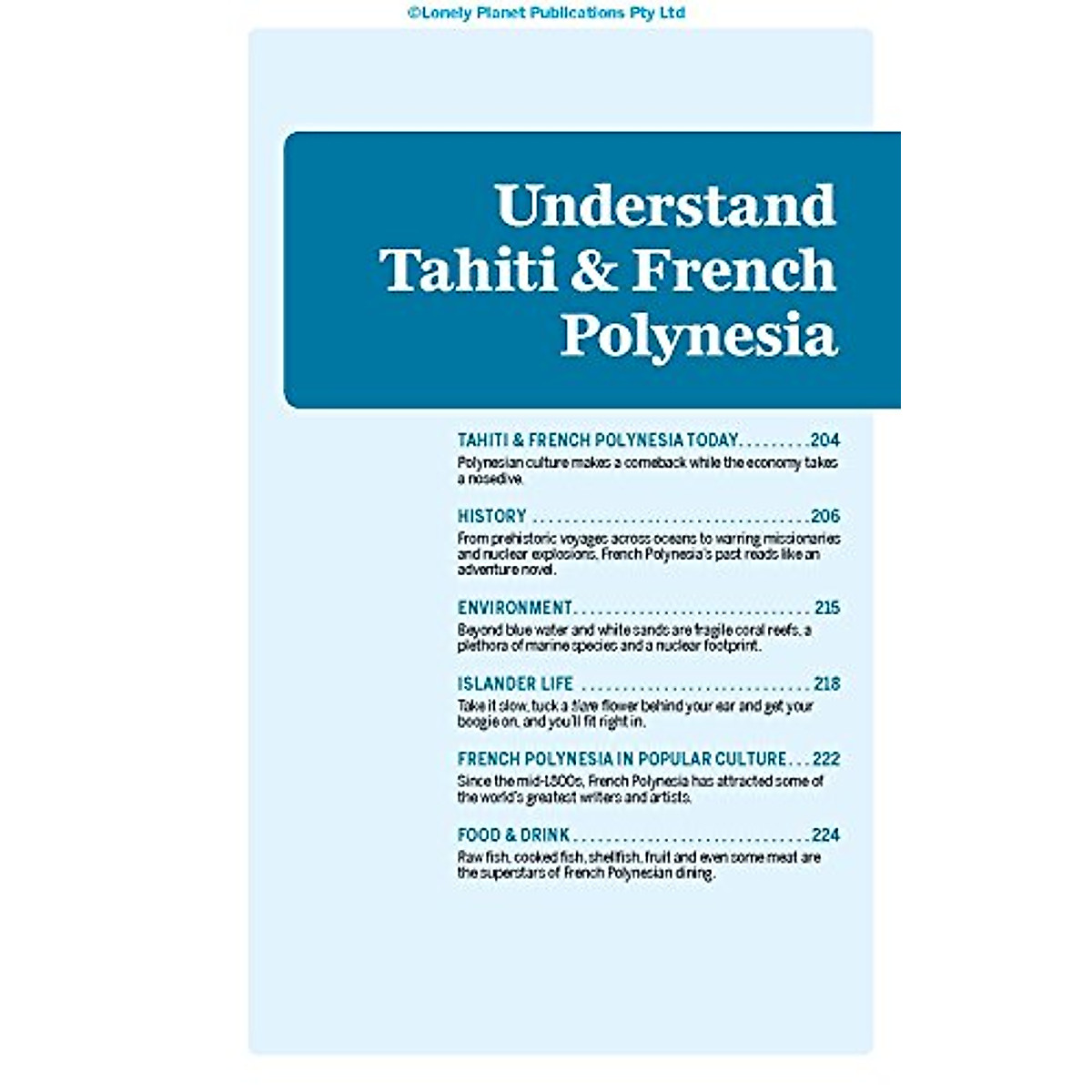 Lonely Planet Tahiti & French Polynesia 10 (Travel Guide)