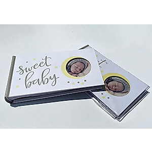 Baby Photo Album 4x6 Photos Hold 80 Slip-in Pockets Mini Picture Book , Mini Photo Albums for Baby with Writing Space Picture Book for Baby Family Wedding Mother New Year ThanksGiving