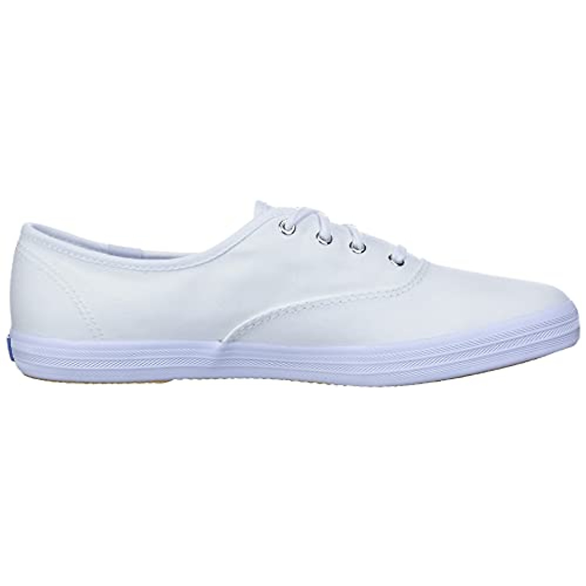 Keds Women's Champion Original Canvas Lace-Up Sneaker, White, 8.5 XW US