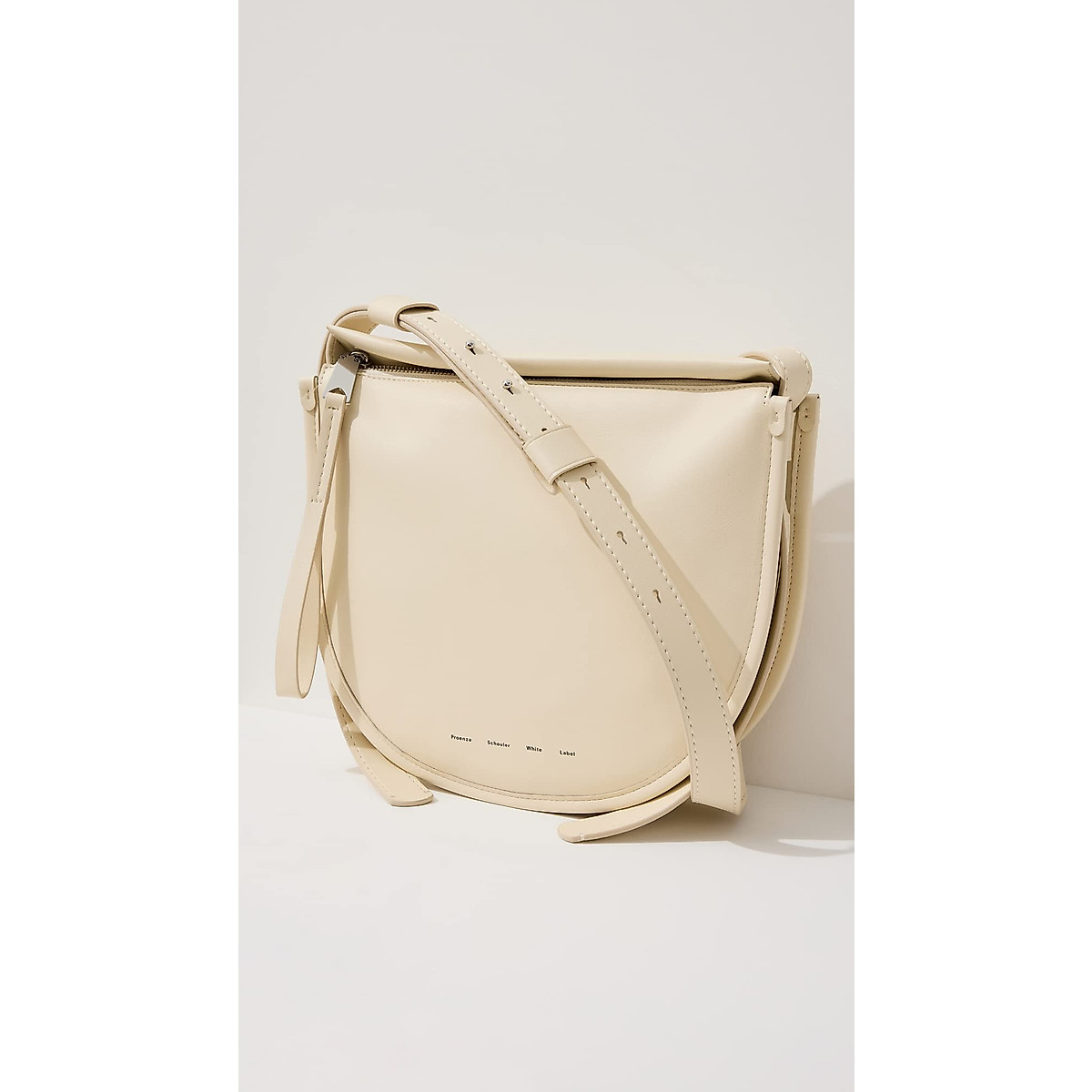 Proenza Schouler White Label Women's Medium Baxter Leather Bag, Ivory, One Size