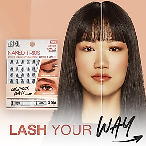 Ardell Naked Lashes Trios Kit, 32 Trios, 1 pack